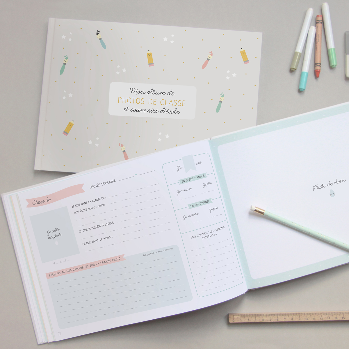 Album de photos de classe et souvenirs d'école, made in France - Zü